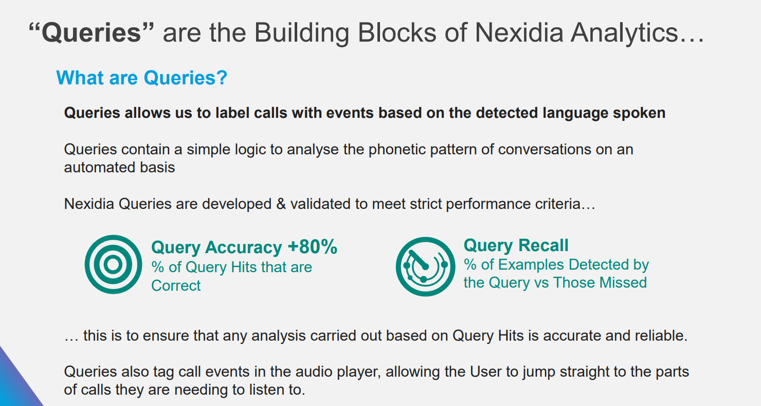 Use Case: Nexidia Managed Analytical Services with SVL - SVL